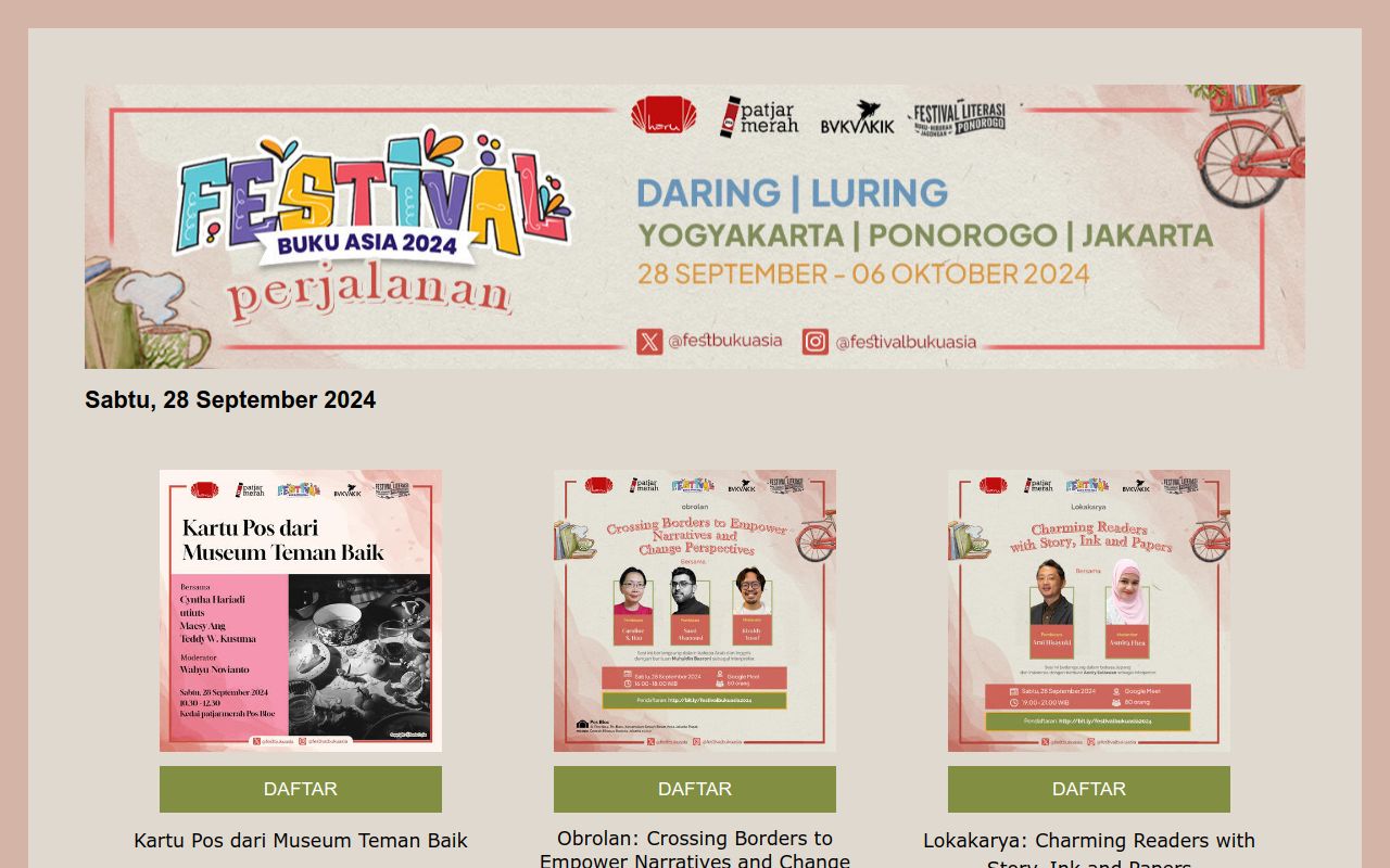 Festival Buku Asia 2024